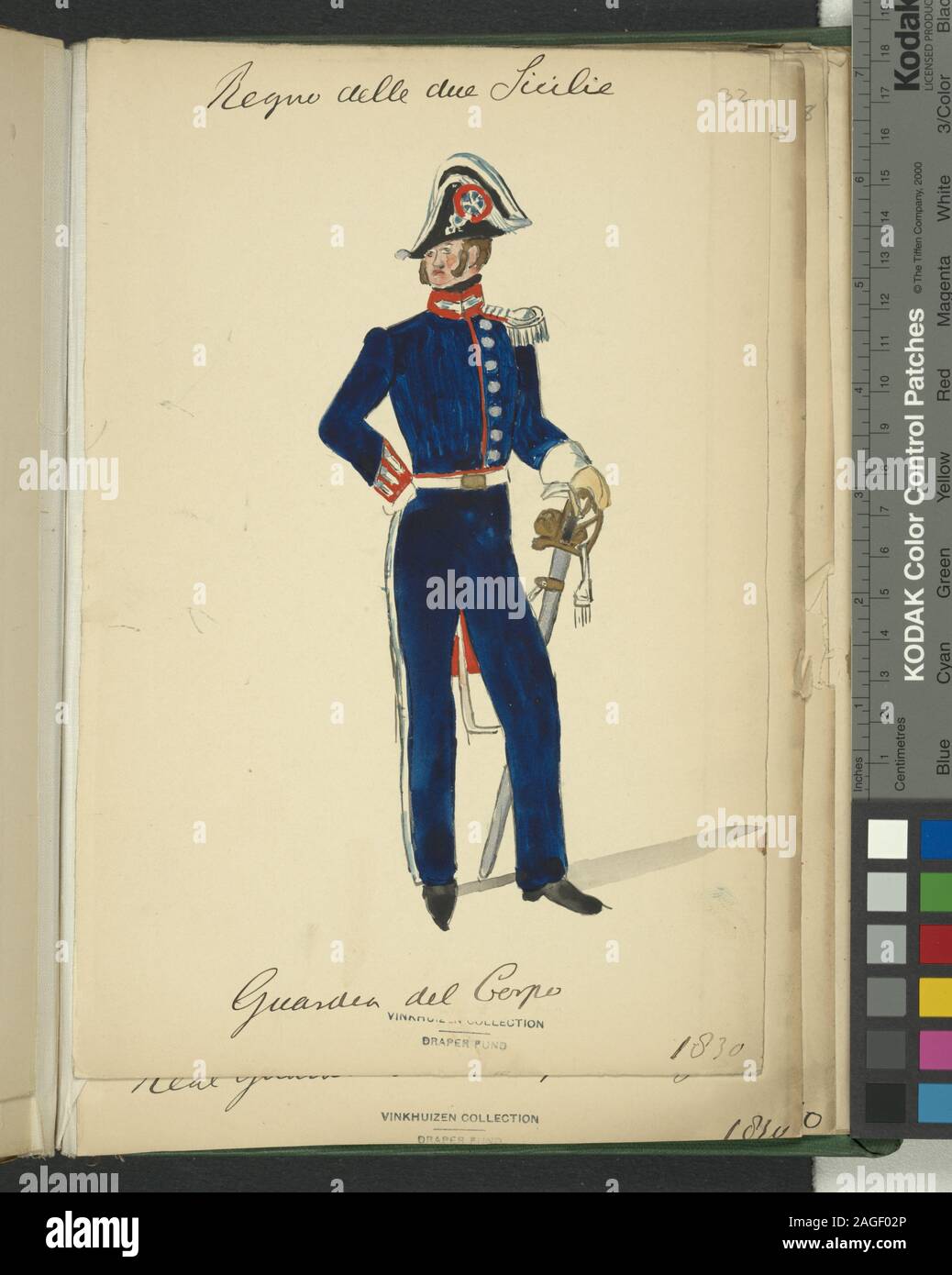 Italy Italian soldier. Kingdom of the Two Sicilies, 1814-1830.; Italy ...