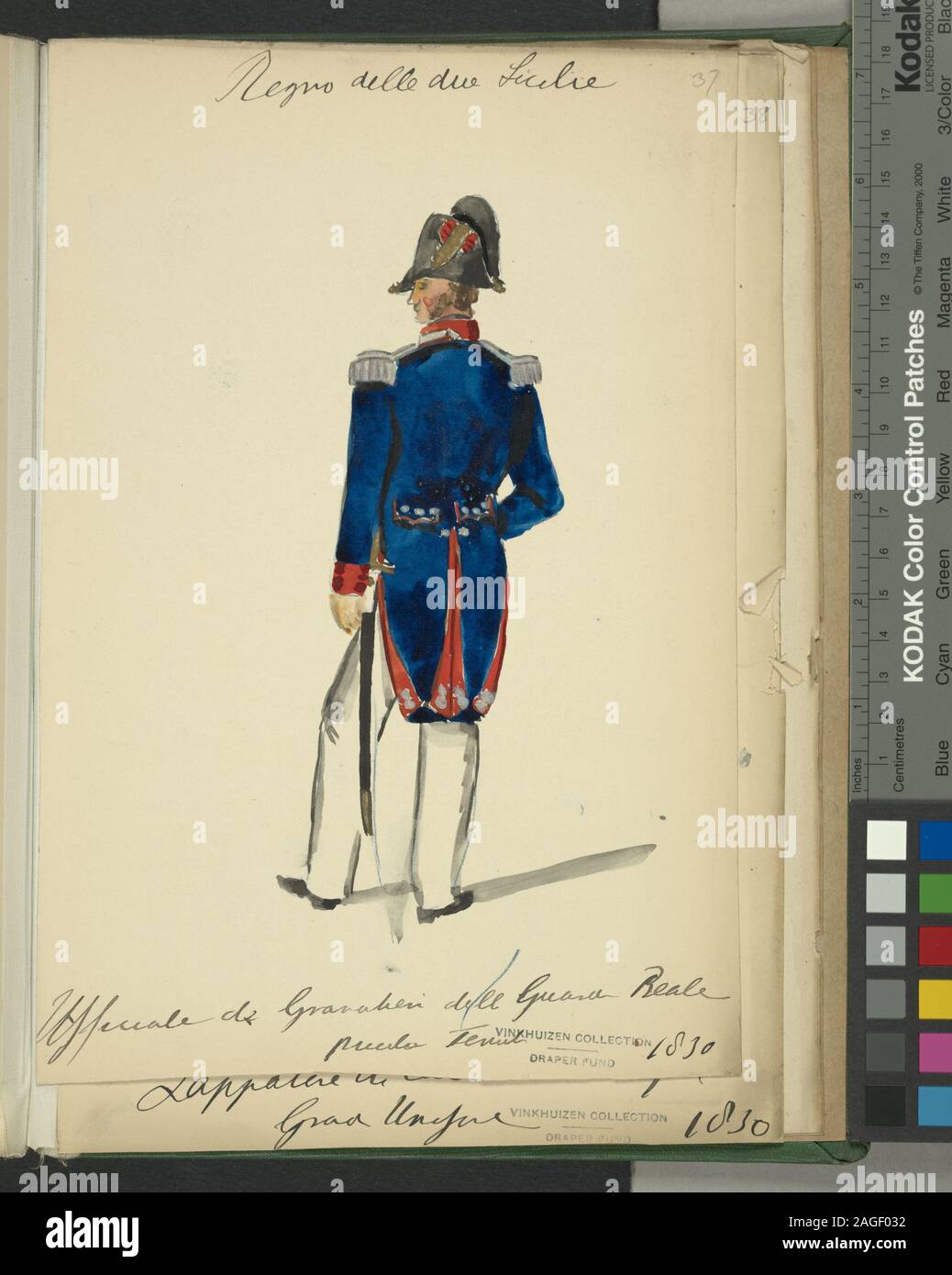 Italy Italian soldier. Kingdom of the Two Sicilies, 1814-1830.; Italy ...