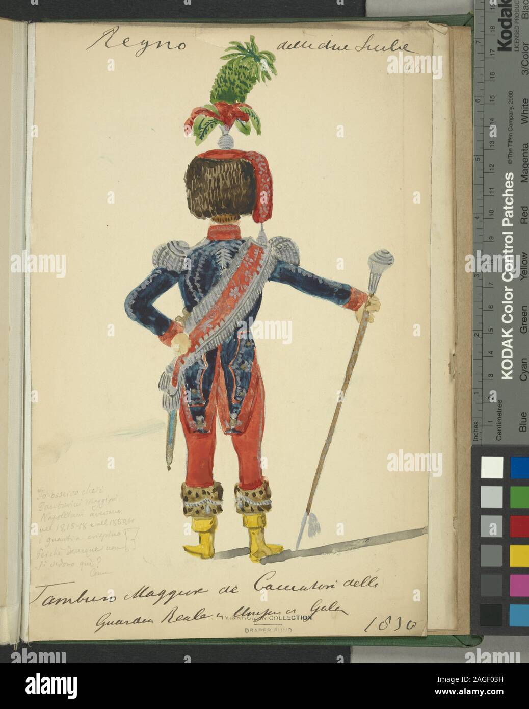 Italy Italian soldier. Kingdom of the Two Sicilies, 1814-1830.; Italy ...