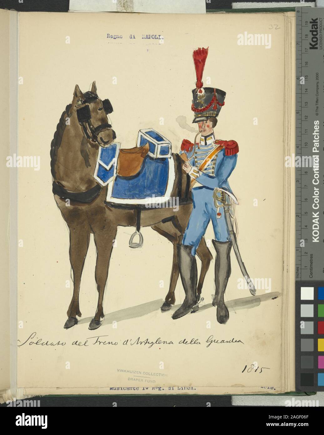 Italy Italian soldier. Kingdom of the Two Sicilies, 1815.; Italy ...