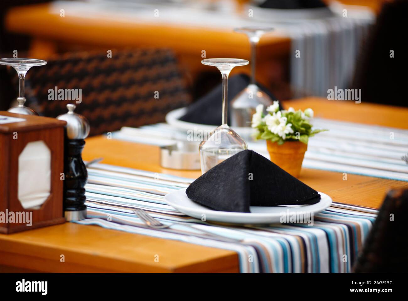 Fancy Restaurant Table Setup