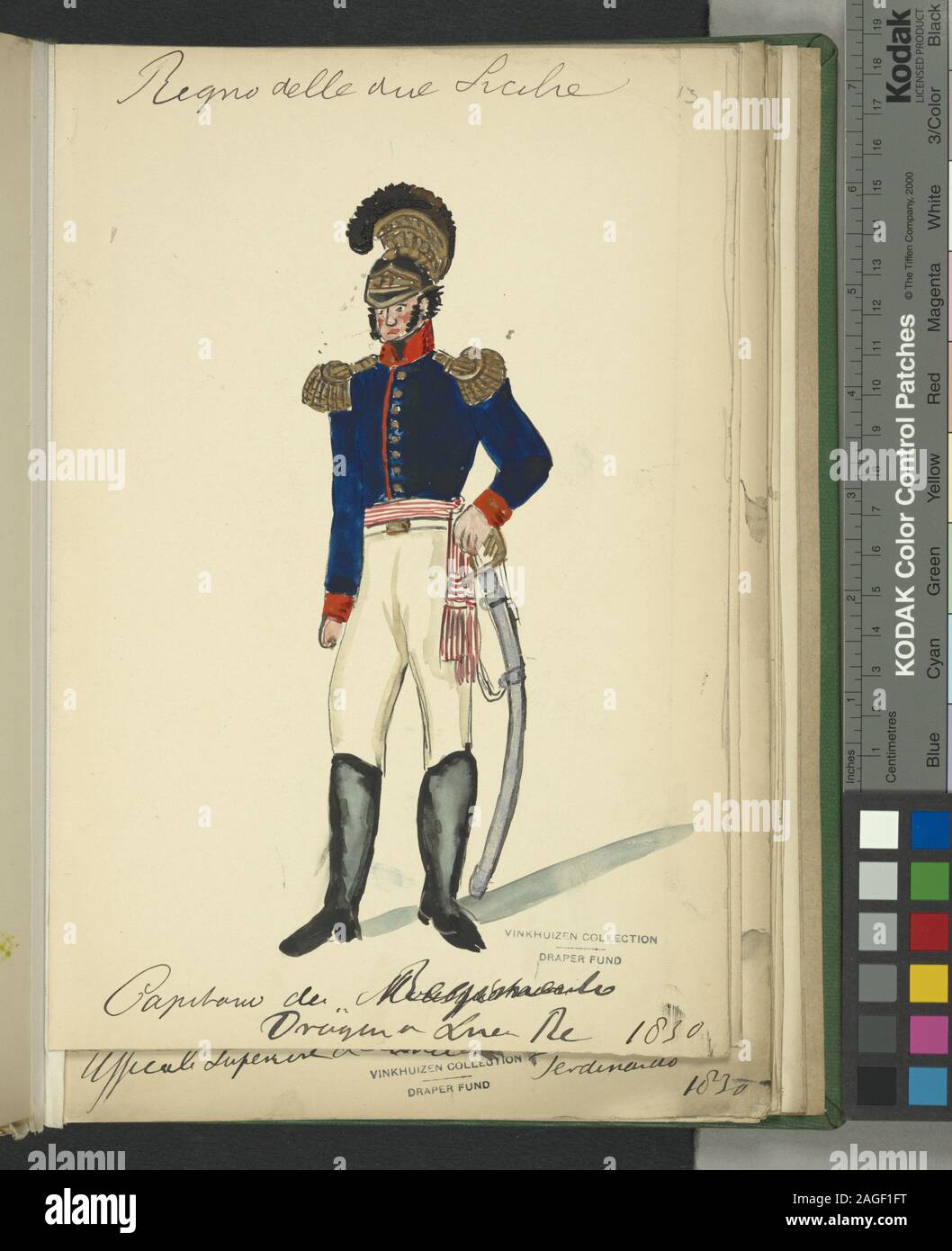 Italy Italian soldier. Kingdom of the Two Sicilies, 1830.; Italy ...