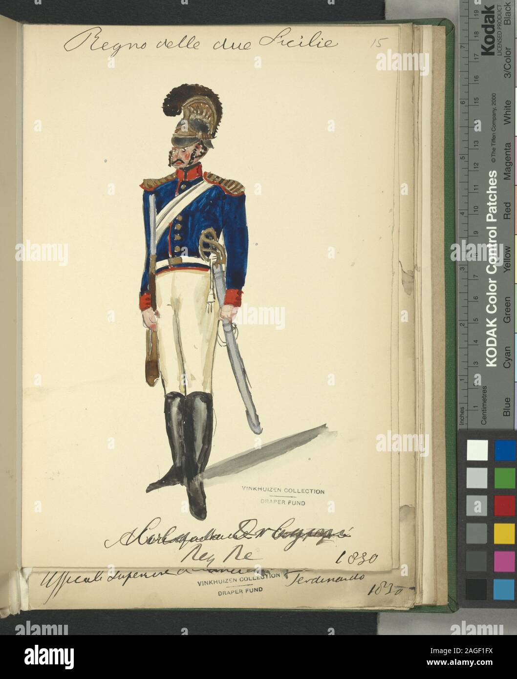 Italy Italian soldier. Kingdom of the Two Sicilies, 1830.; Italy ...
