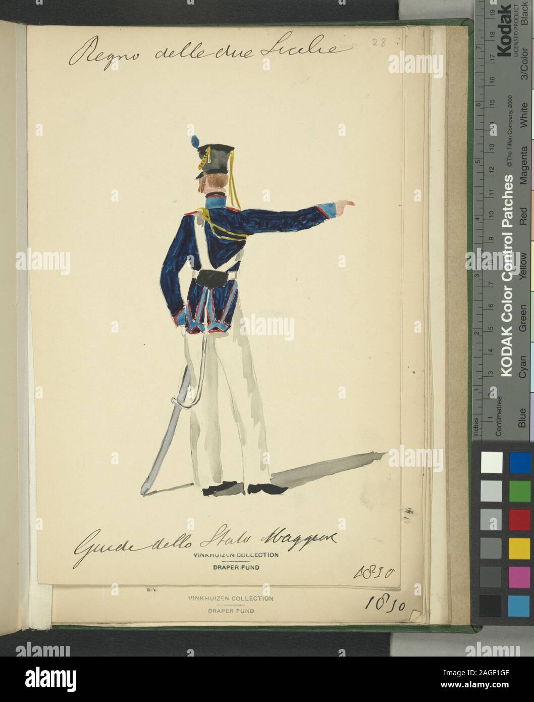 Italy Italian soldier. Kingdom of the Two Sicilies, 1830.; Italy ...