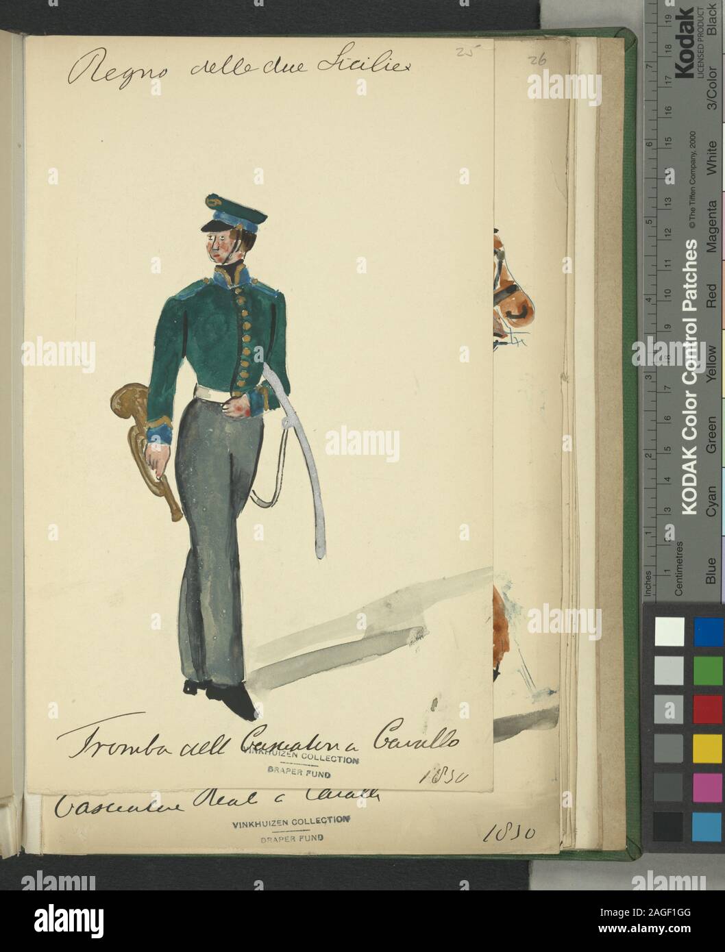 Italy Italian soldier. Kingdom of the Two Sicilies, 1830.; Italy ...