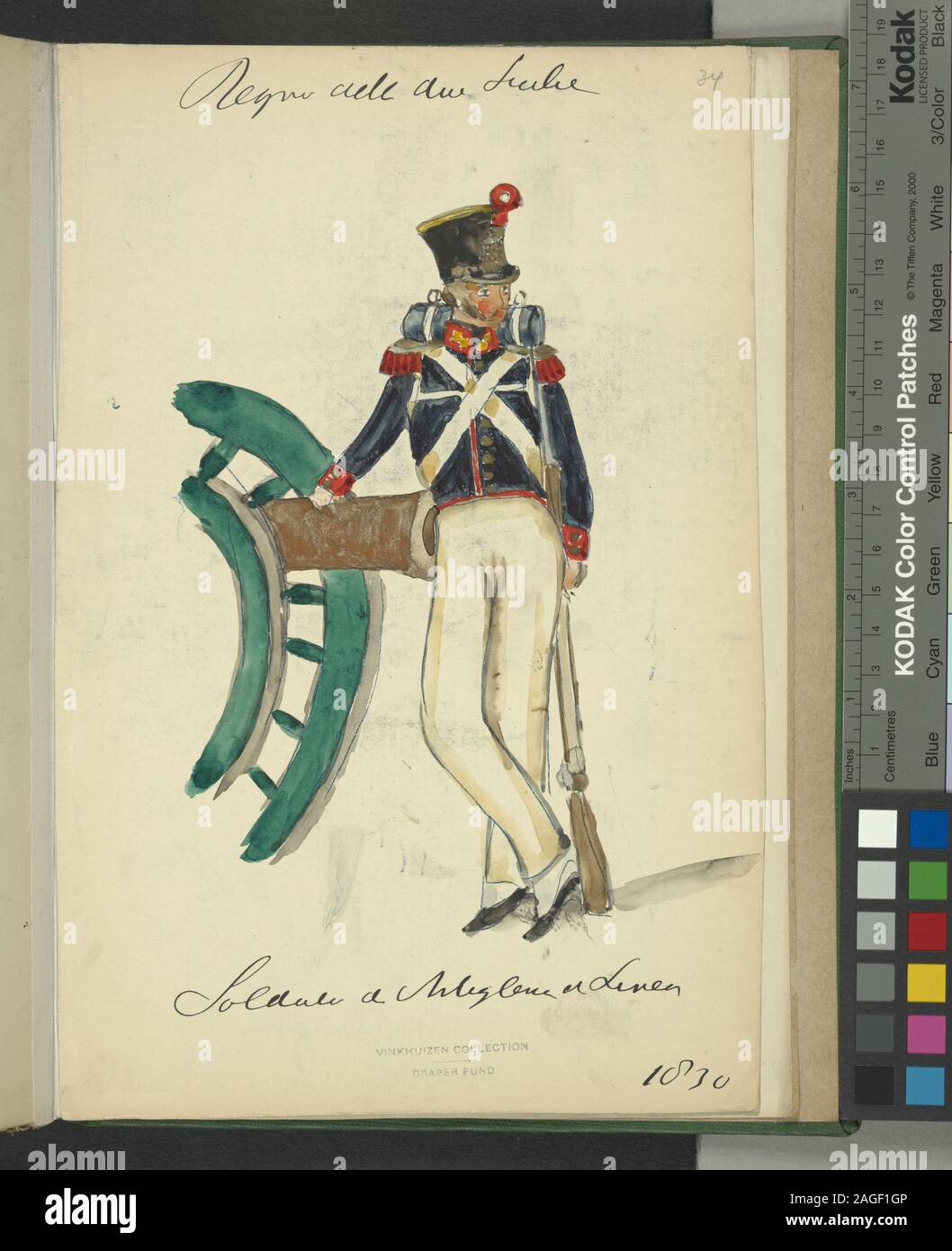 Italy Italian soldier. Kingdom of the Two Sicilies, 1830.; Italy ...