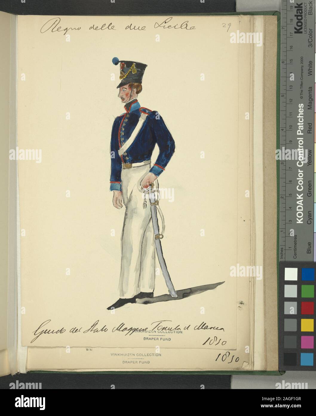 Italy Italian soldier. Kingdom of the Two Sicilies, 1830.; Italy ...