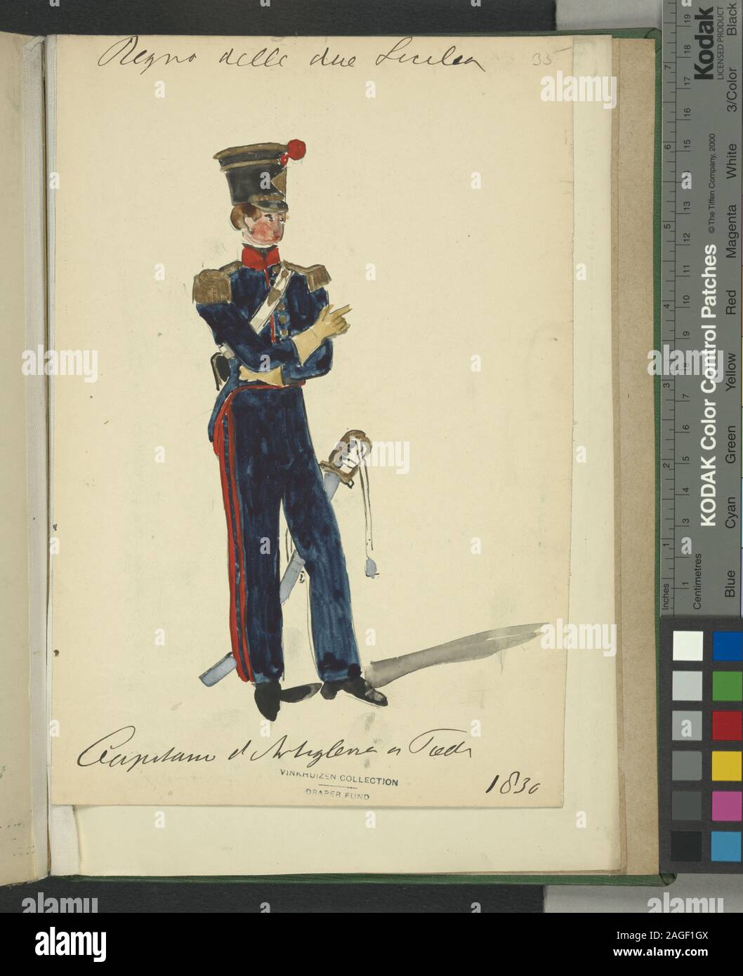 Italy Italian soldier. Kingdom of the Two Sicilies, 1830.; Italy ...