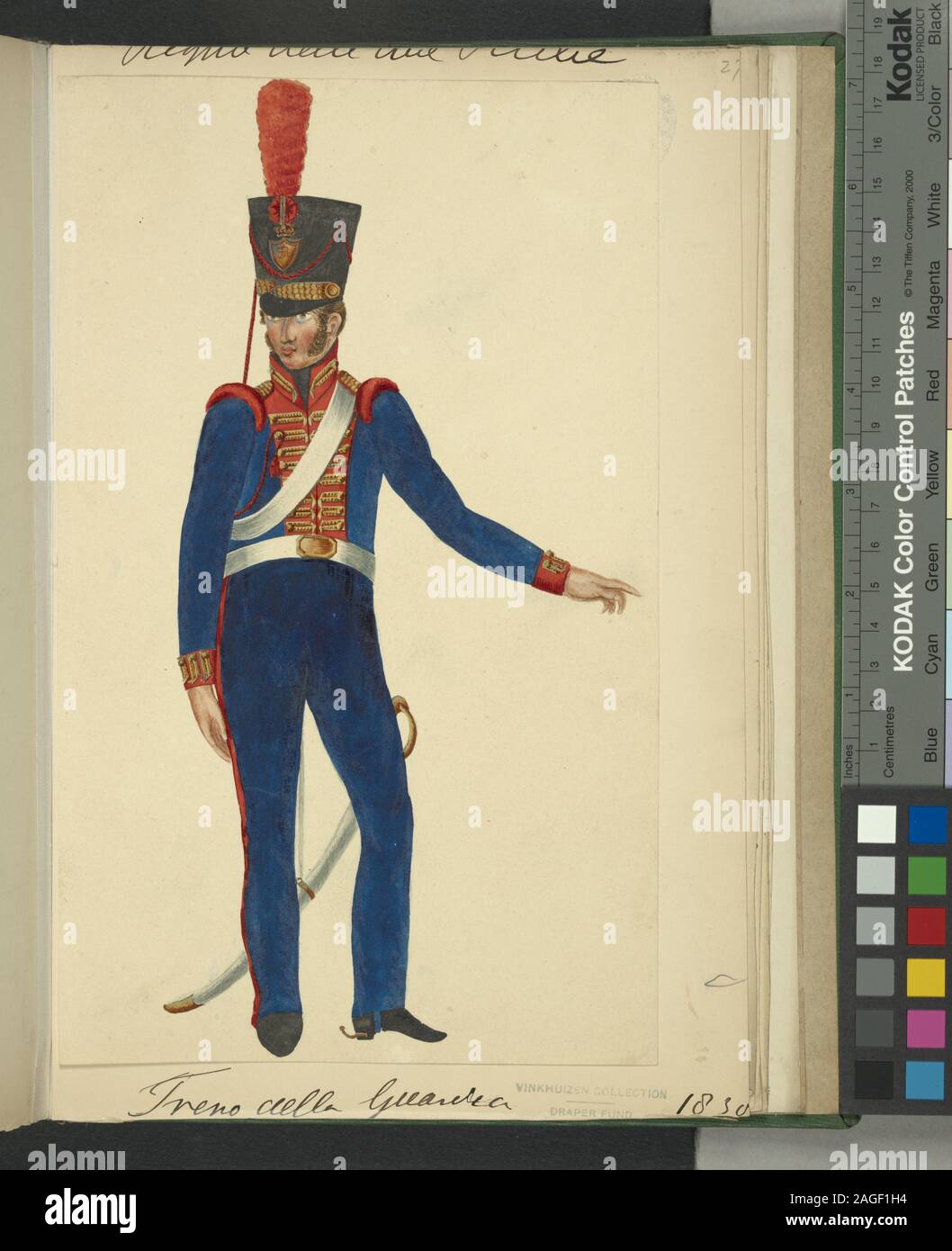Italy Italian soldier. Kingdom of the Two Sicilies, 1830.; Italy ...
