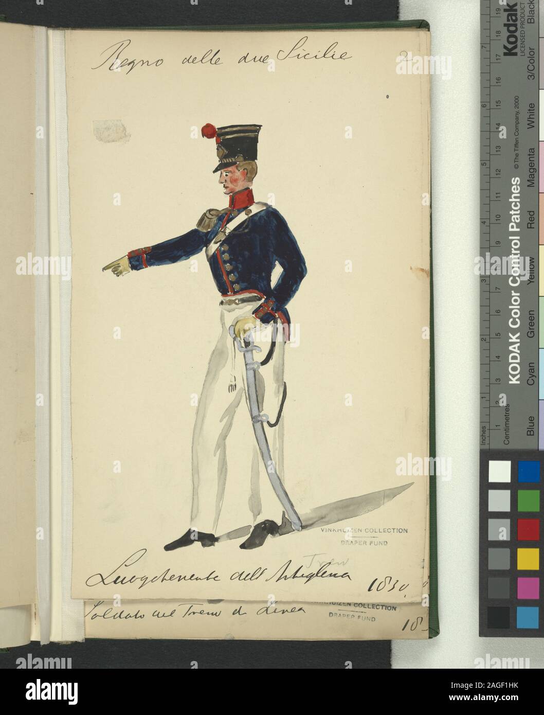 Italy Italian soldier. Kingdom of the Two Sicilies, 1830 [part 2 ...