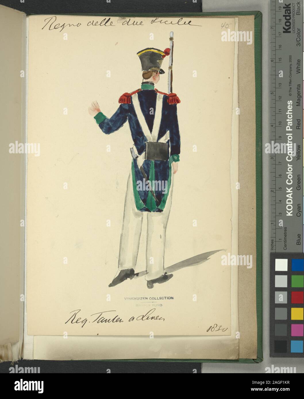 Italy Italian soldier. Kingdom of the Two Sicilies, 1830 [part 2 ...