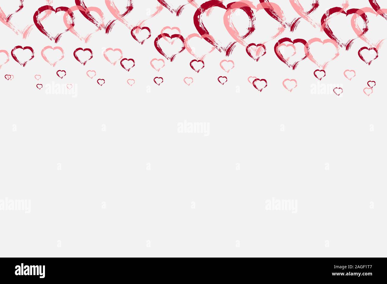 Empty Love Heart Stock Vector Images - Alamy