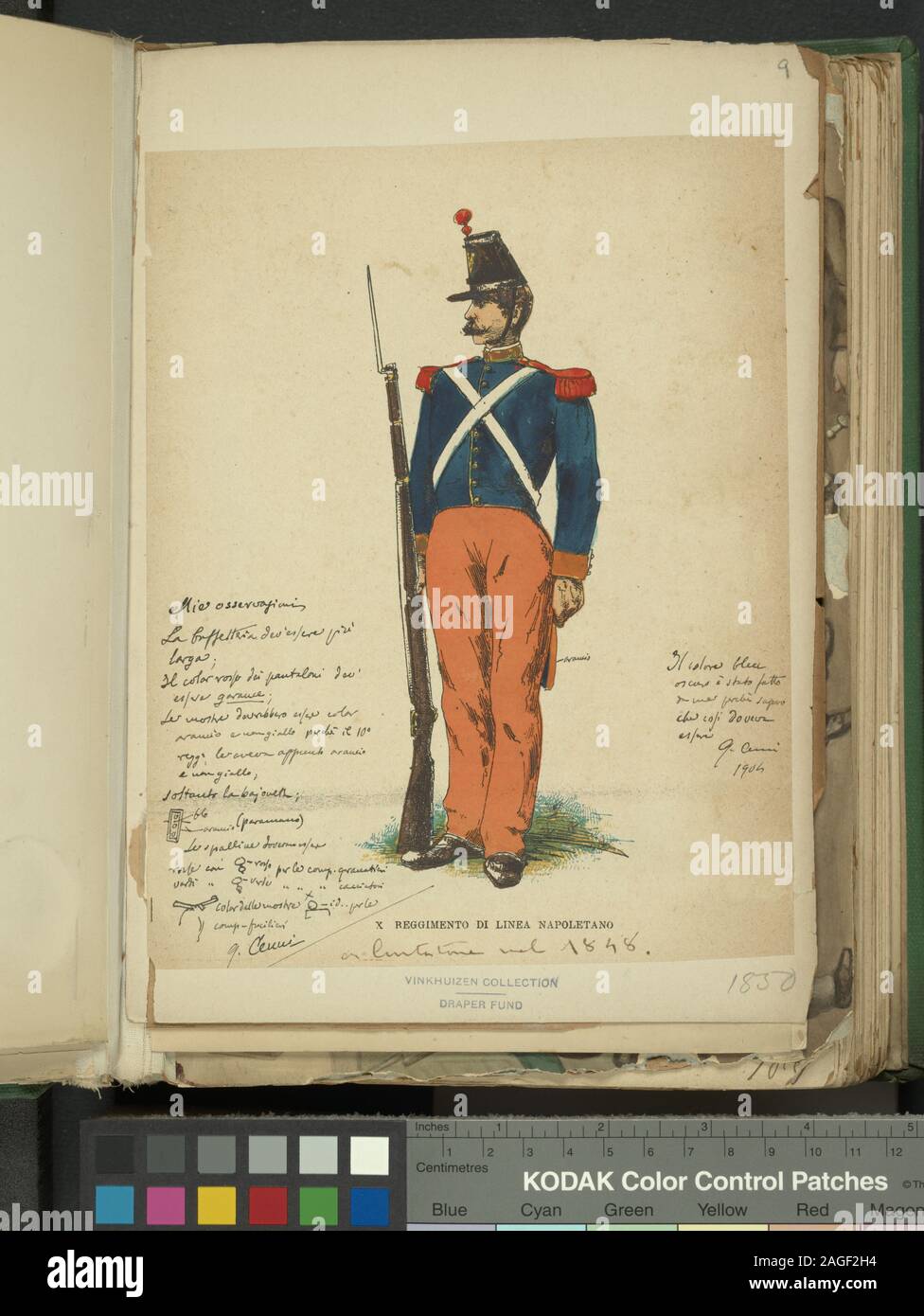 Italy Italian soldier. Kingdom of the Two Sicilies, 1849-1859.; Italy ...