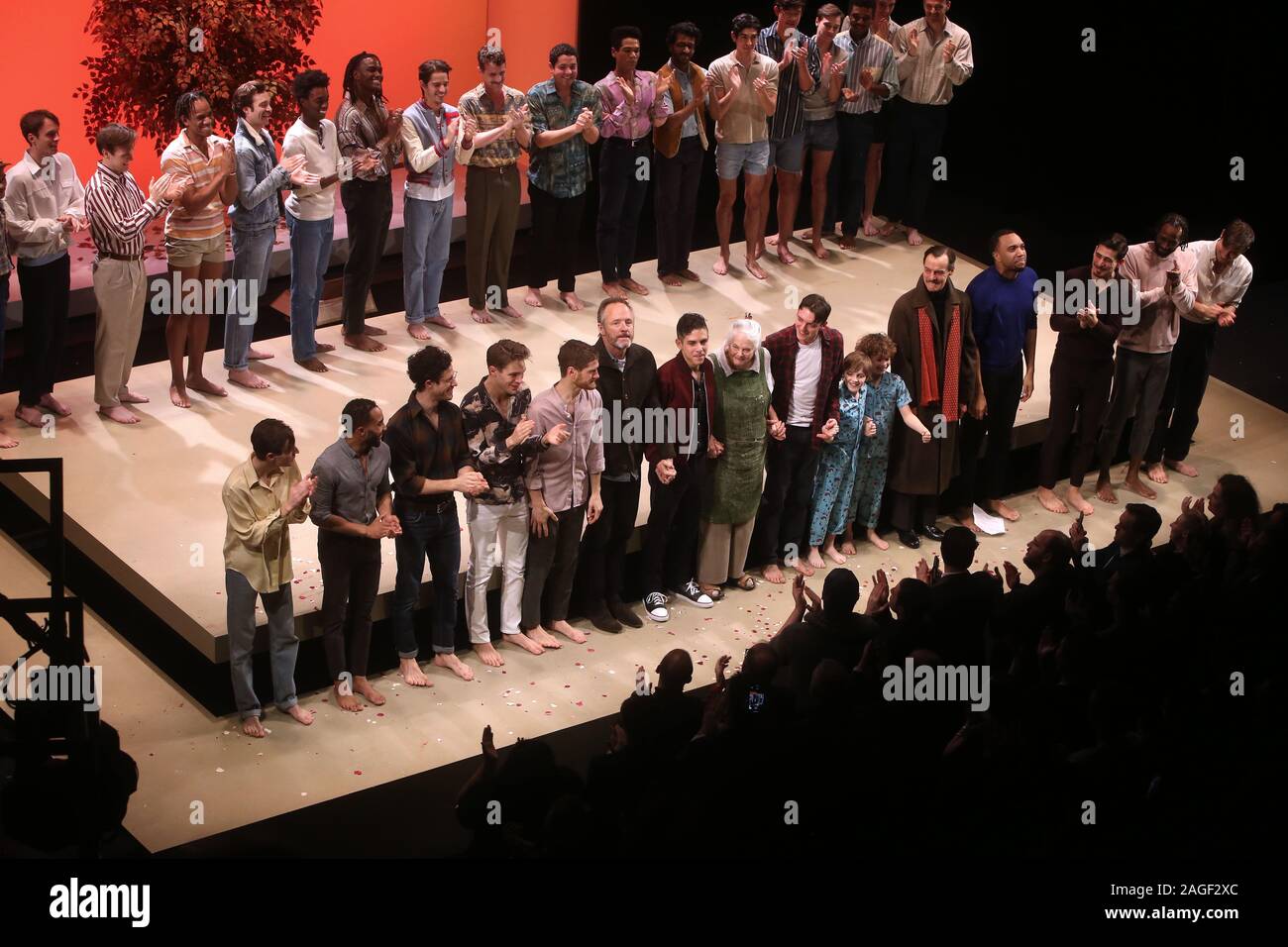 Opening night curtain call for Matthew Lopez' Broadway play The ...