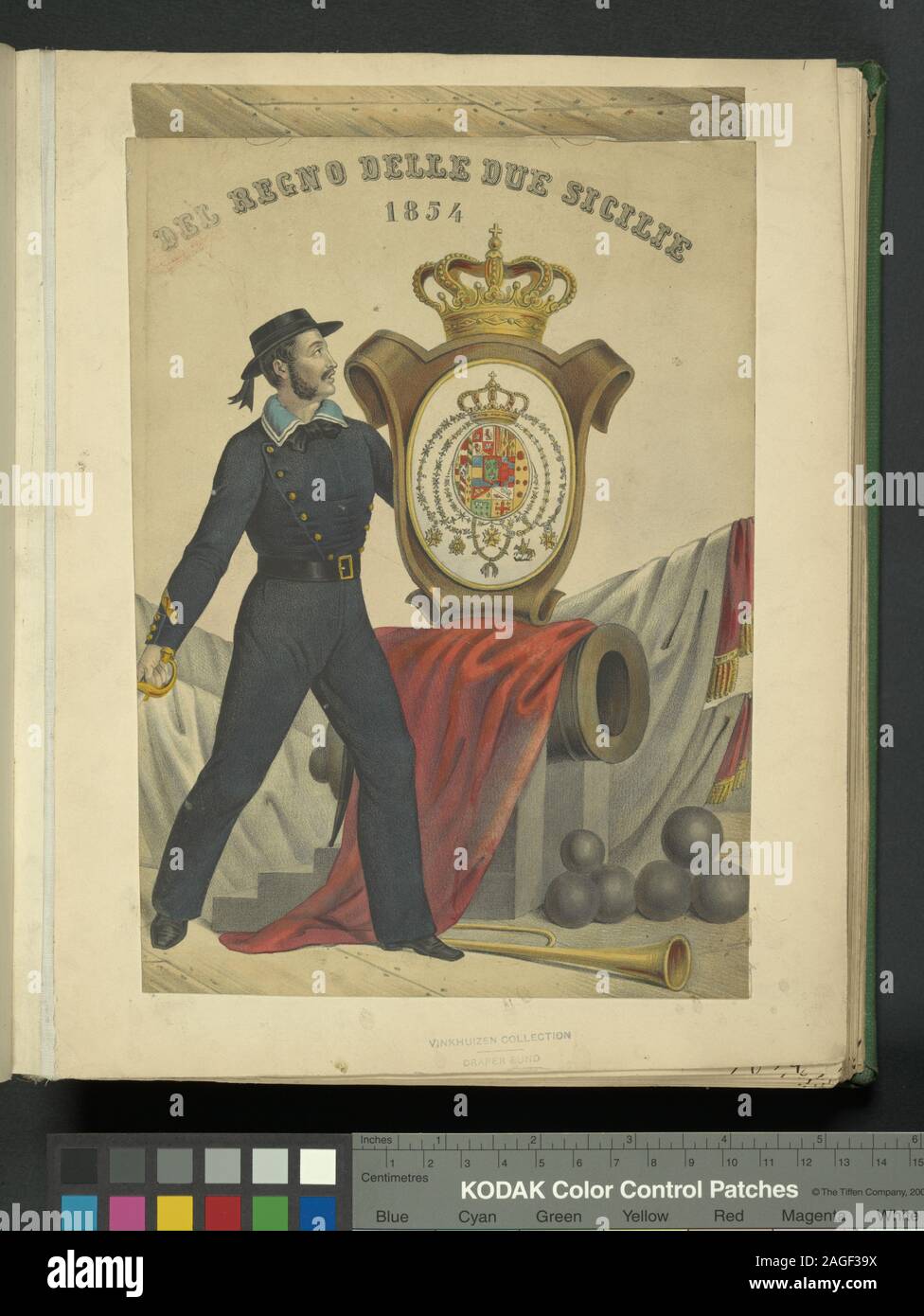 Italy Italian soldier. Kingdom of the Two Sicilies, 1854-1856.; Italy Italian soldier. Kingdom ...