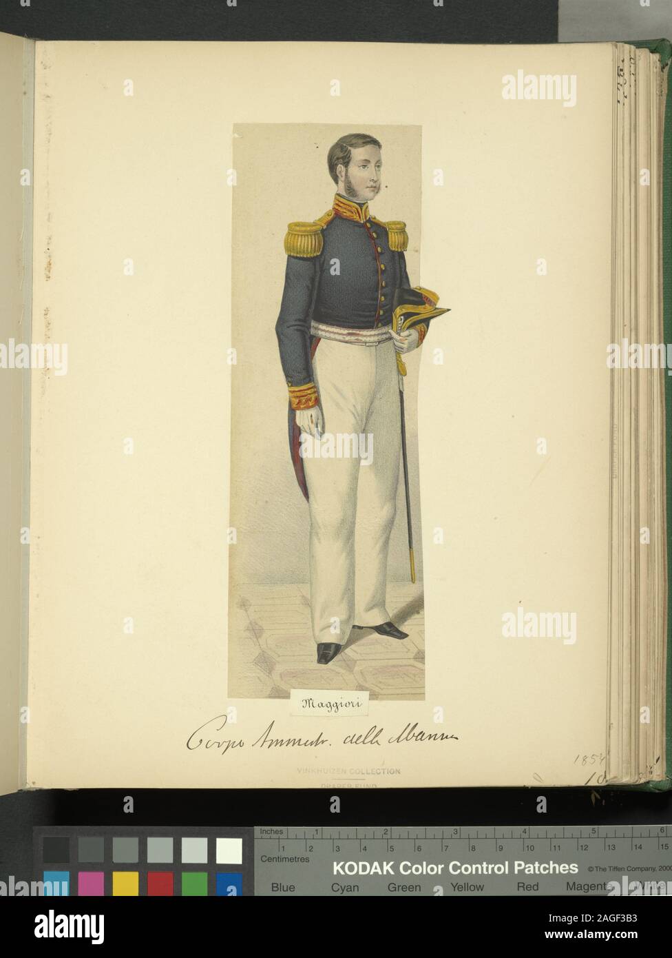 Italy Italian soldier. Kingdom of the Two Sicilies, 1854-1856.; Italy Italian soldier. Kingdom ...