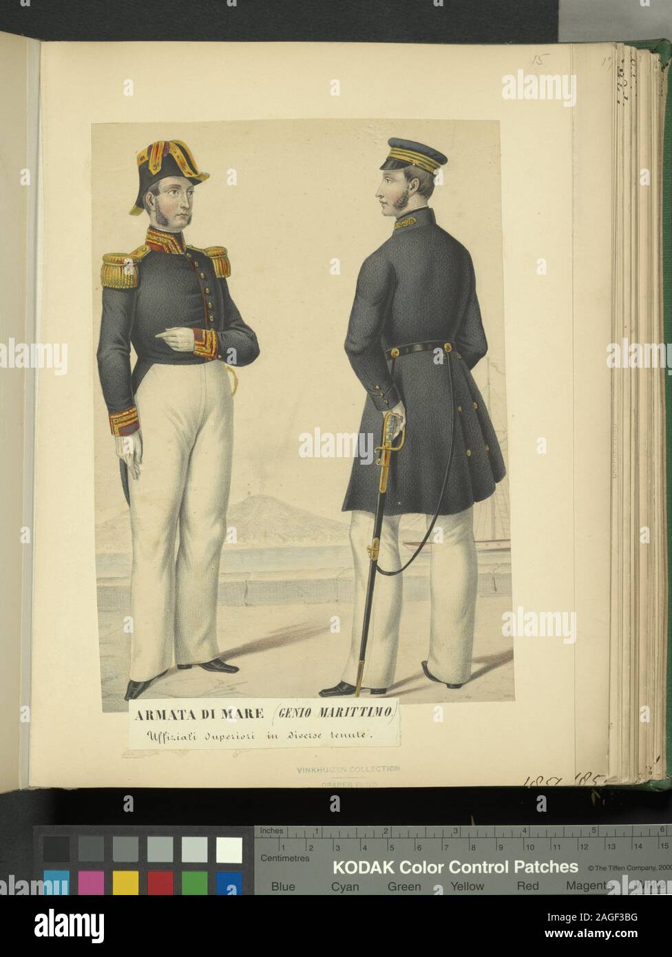 Italy Italian soldier. Kingdom of the Two Sicilies, 1854-1856.; Italy Italian soldier. Kingdom ...