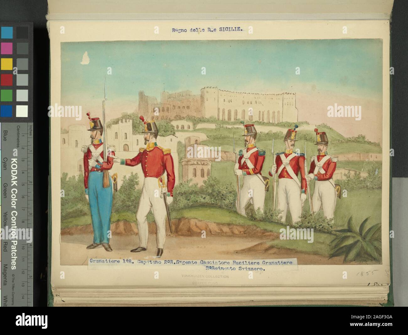 Italy Italian soldier. Kingdom of the Two Sicilies, 1854-1856.; Italy ...