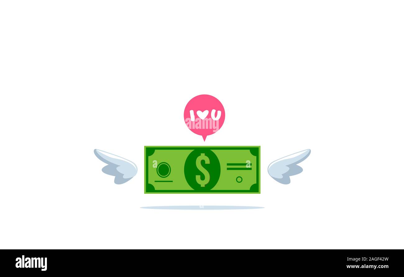 Illustration talk about money Cut Out Stock Images & Pictures - Alamy