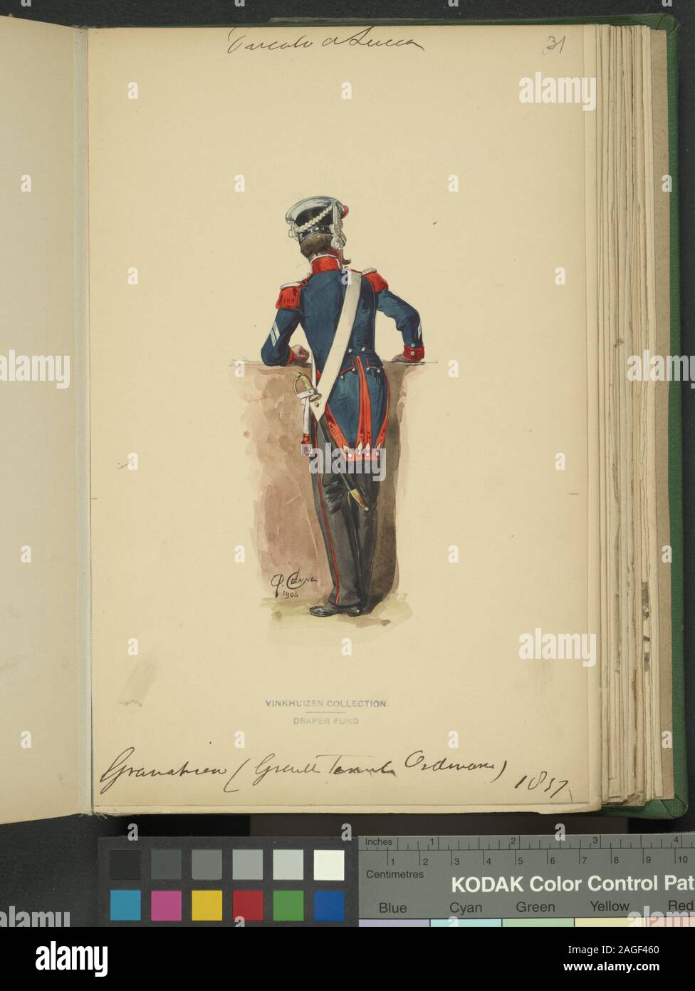 Italy Italian soldier. Lucca, 1815-1850.; Italy Italian soldier. Lucca ...