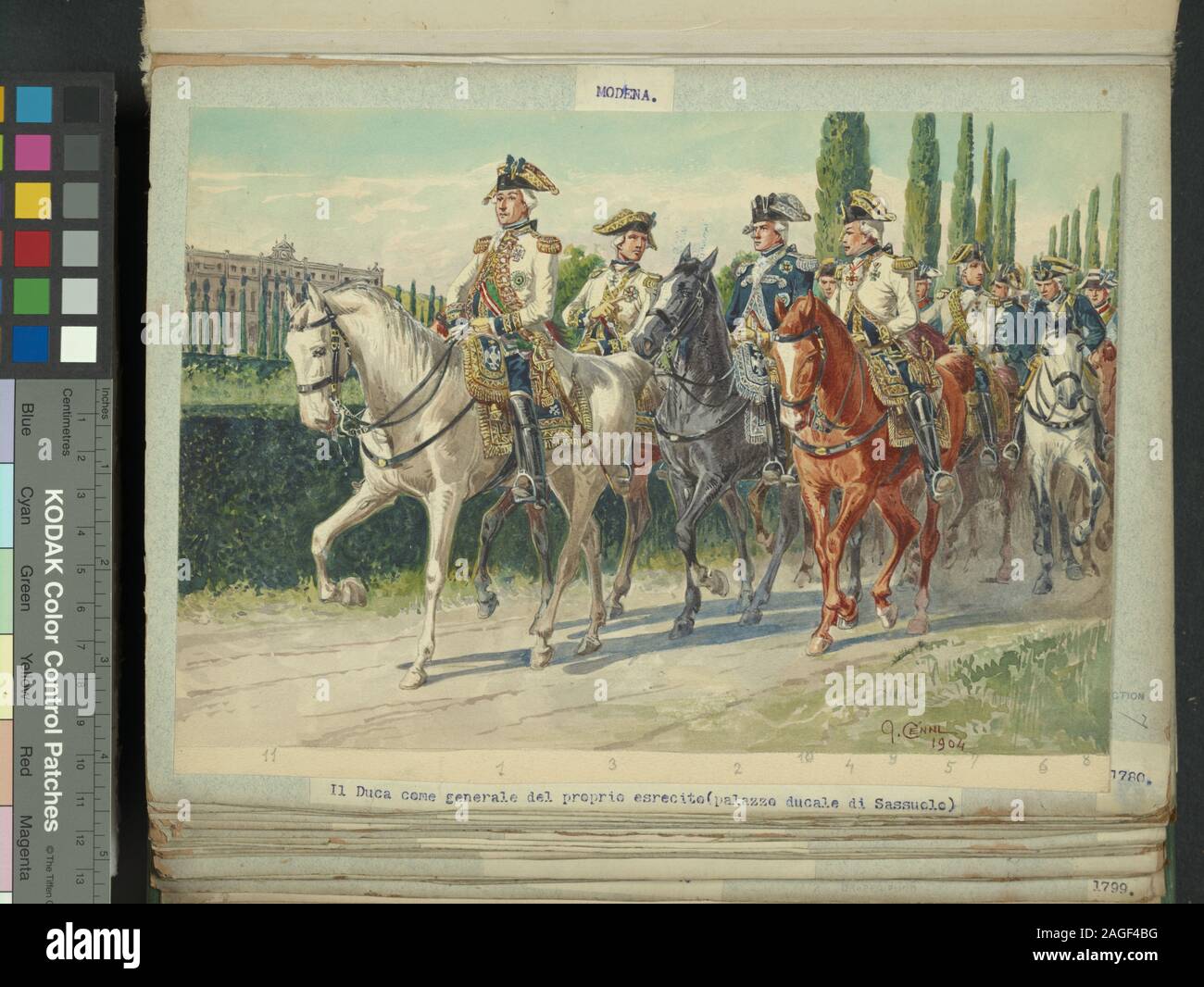 Italy Italian soldier. Modena, 1769-1799.; Italy Italian soldier ...