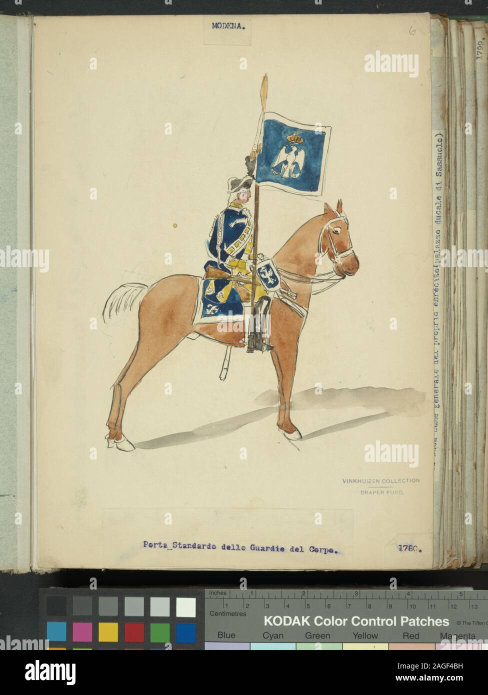 Italy Italian soldier. Modena, 1769-1799.; Italy Italian soldier ...