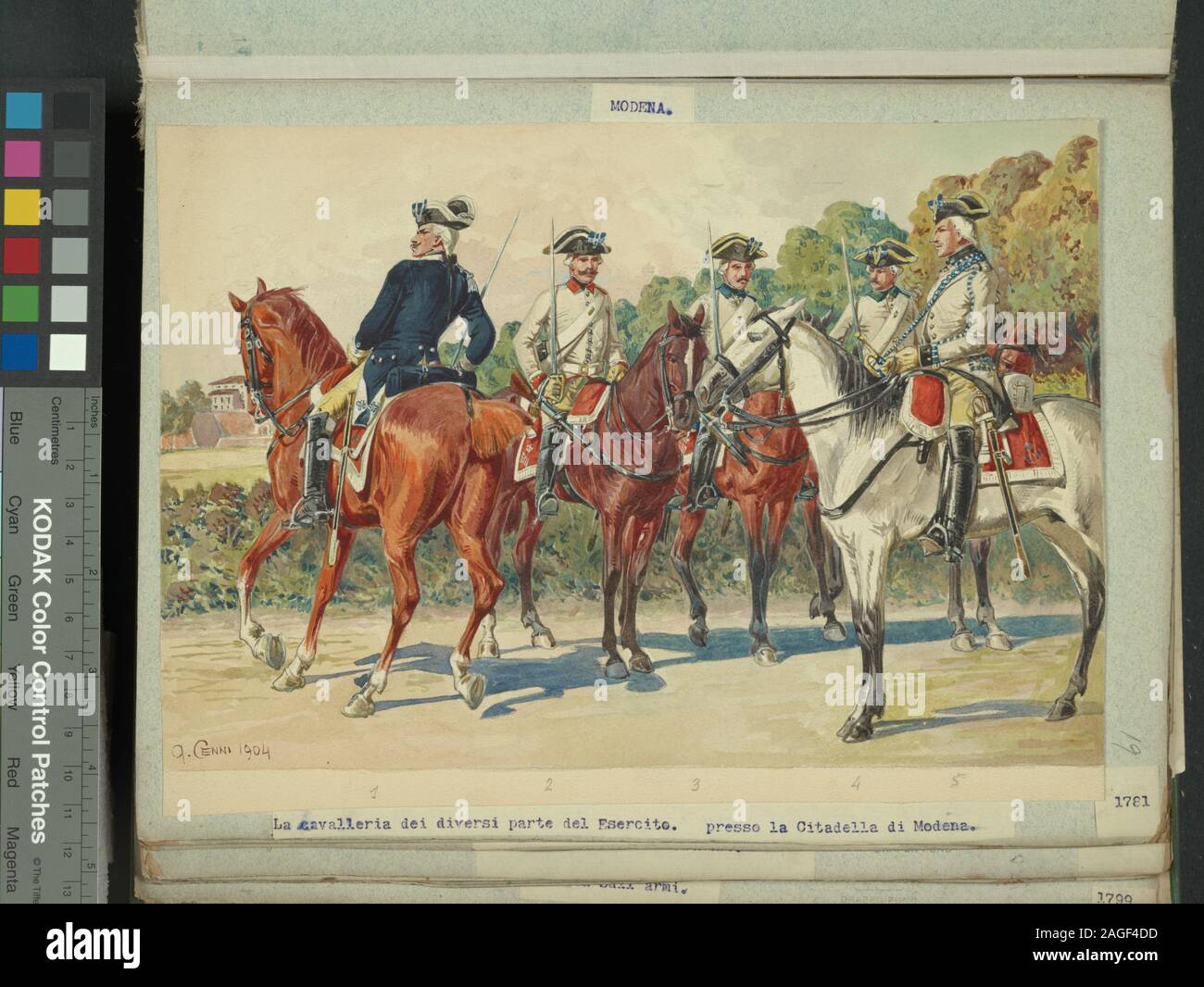 Italy Italian soldier. Modena, 1769-1799.; Italy Italian soldier ...