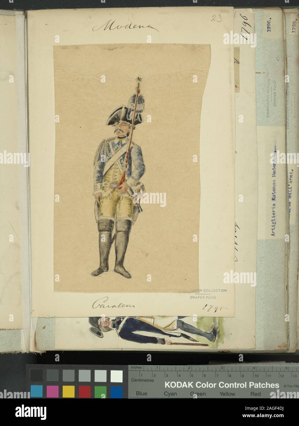 Italy Italian soldier. Modena, 1769-1799.; Italy Italian soldier ...