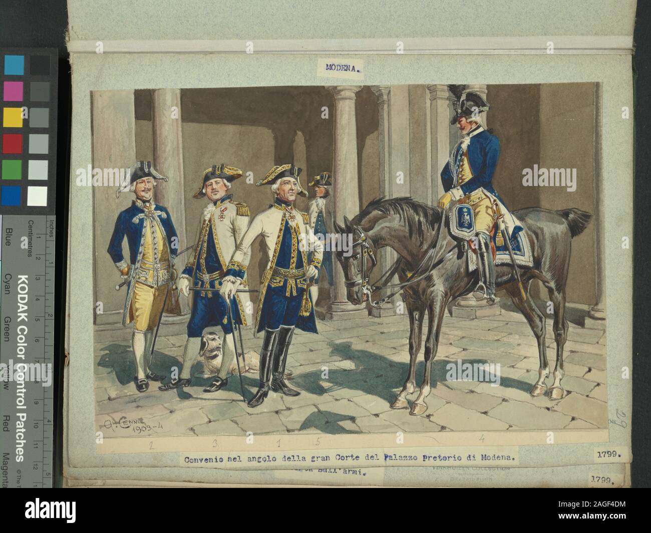 Italy Italian soldier. Modena, 1769-1799.; Italy Italian soldier ...