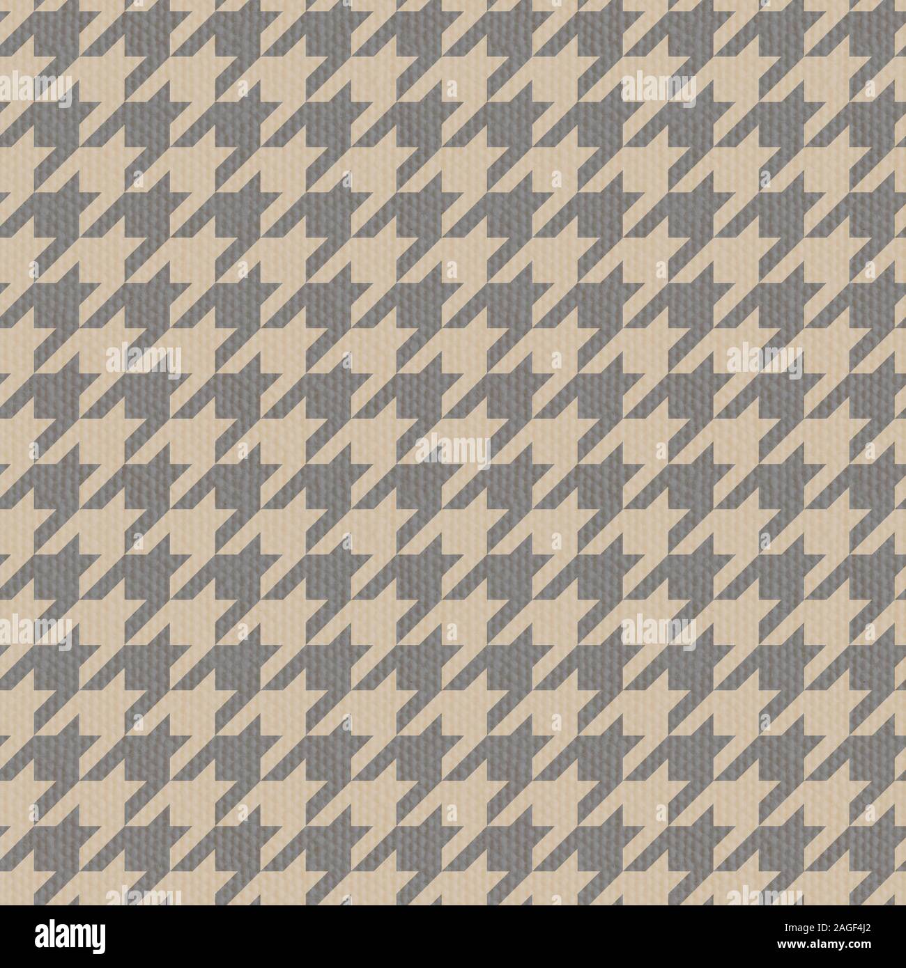 Houndstooth on canvas texture seamless repeat pattern background Stock Photo - Alamy