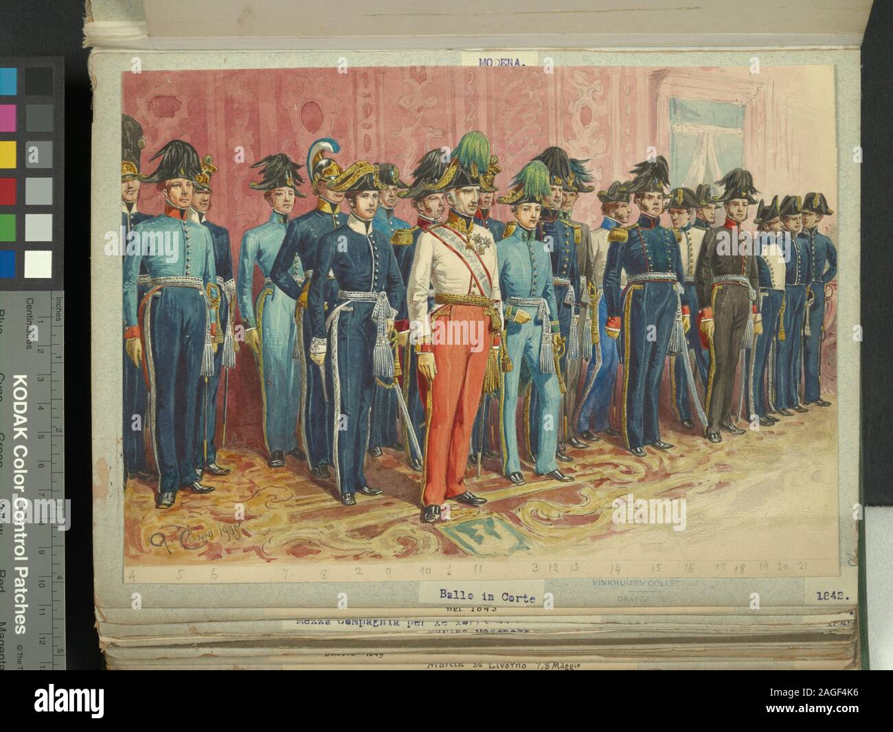 Italy Italian soldier. Modena, 1835-1849.; Italy Italian soldier ...