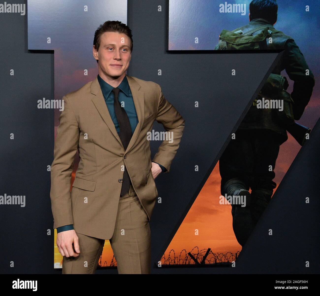Los Angeles, United States. 18th Dec, 2019. Cast member George MacKay ...