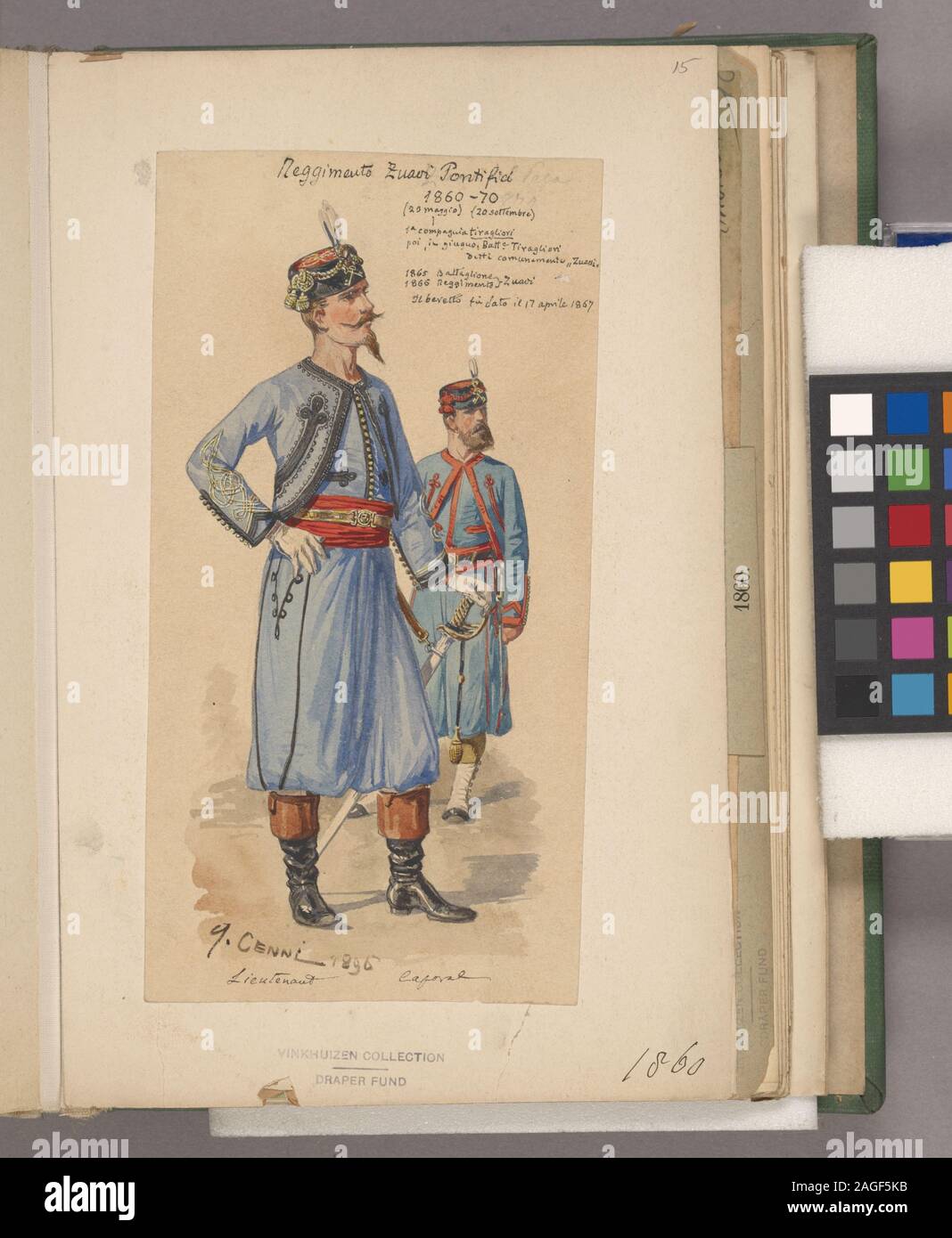 Italy Italian soldier. Papal States, 1860-1868; Italy Italian soldier ...