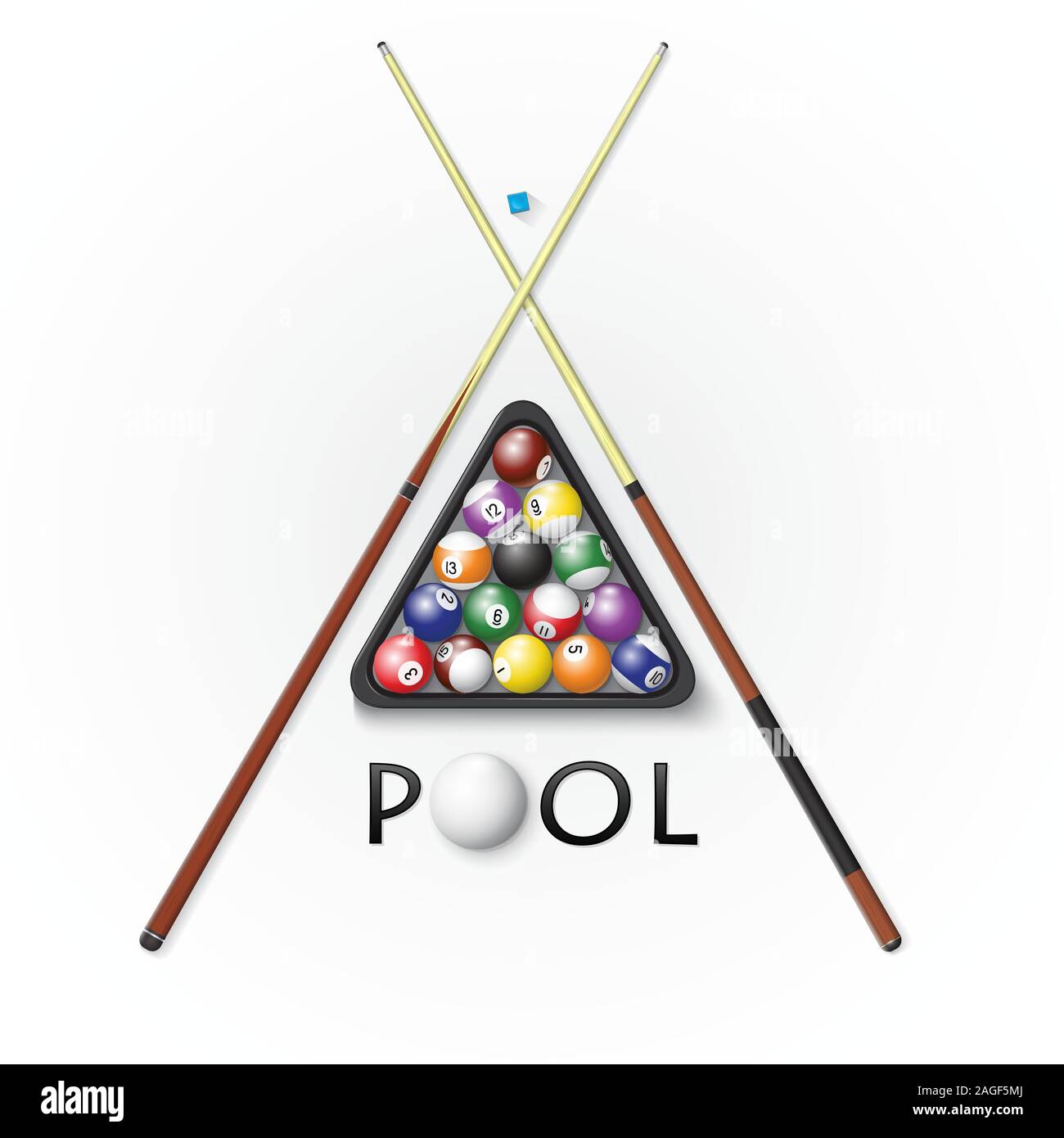 Pool billiards background. Vector illustration Stock Vector Image & Art ...