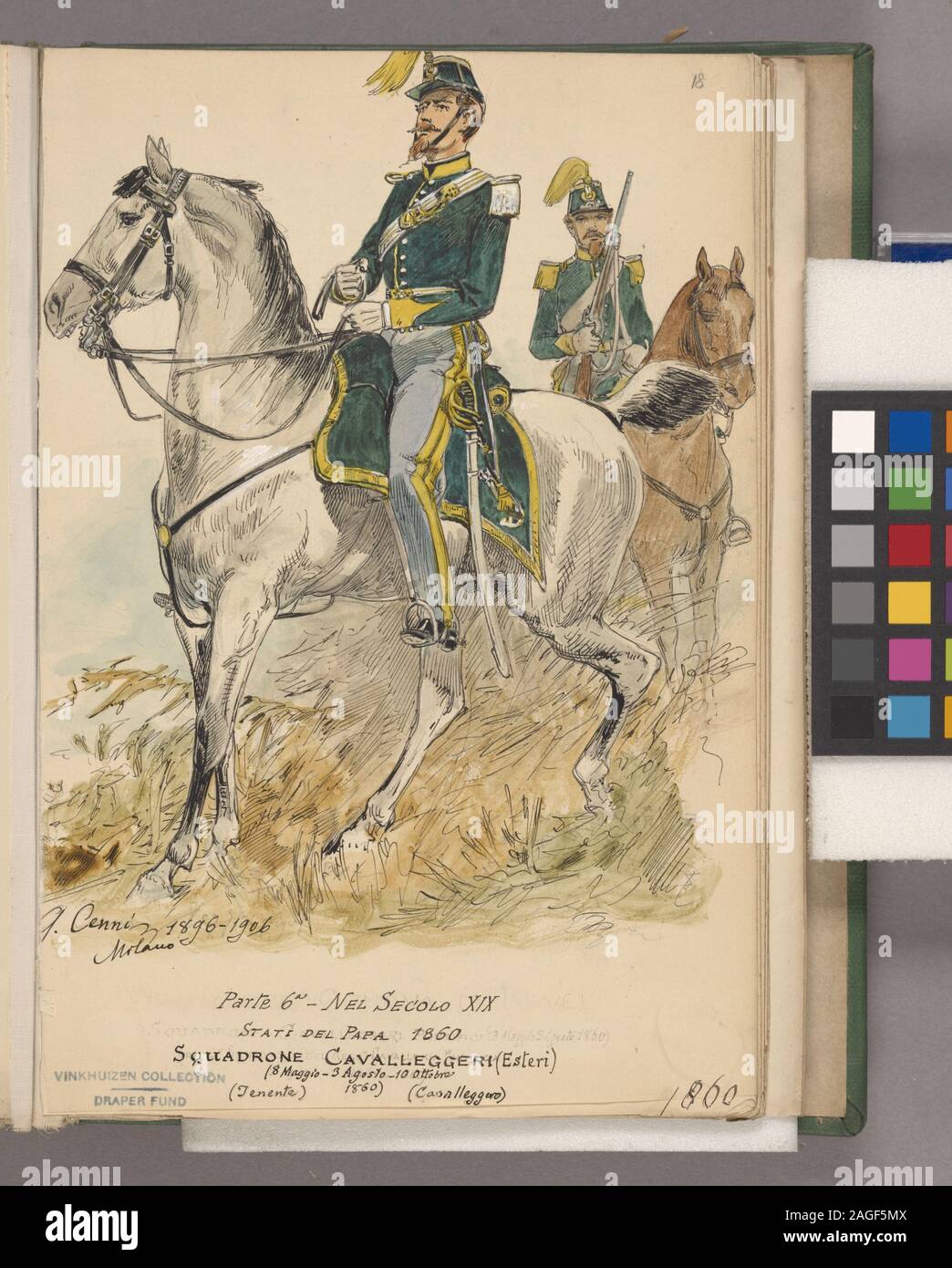 Italy Italian soldier. Papal States, 1860-1868; Italy Italian soldier ...