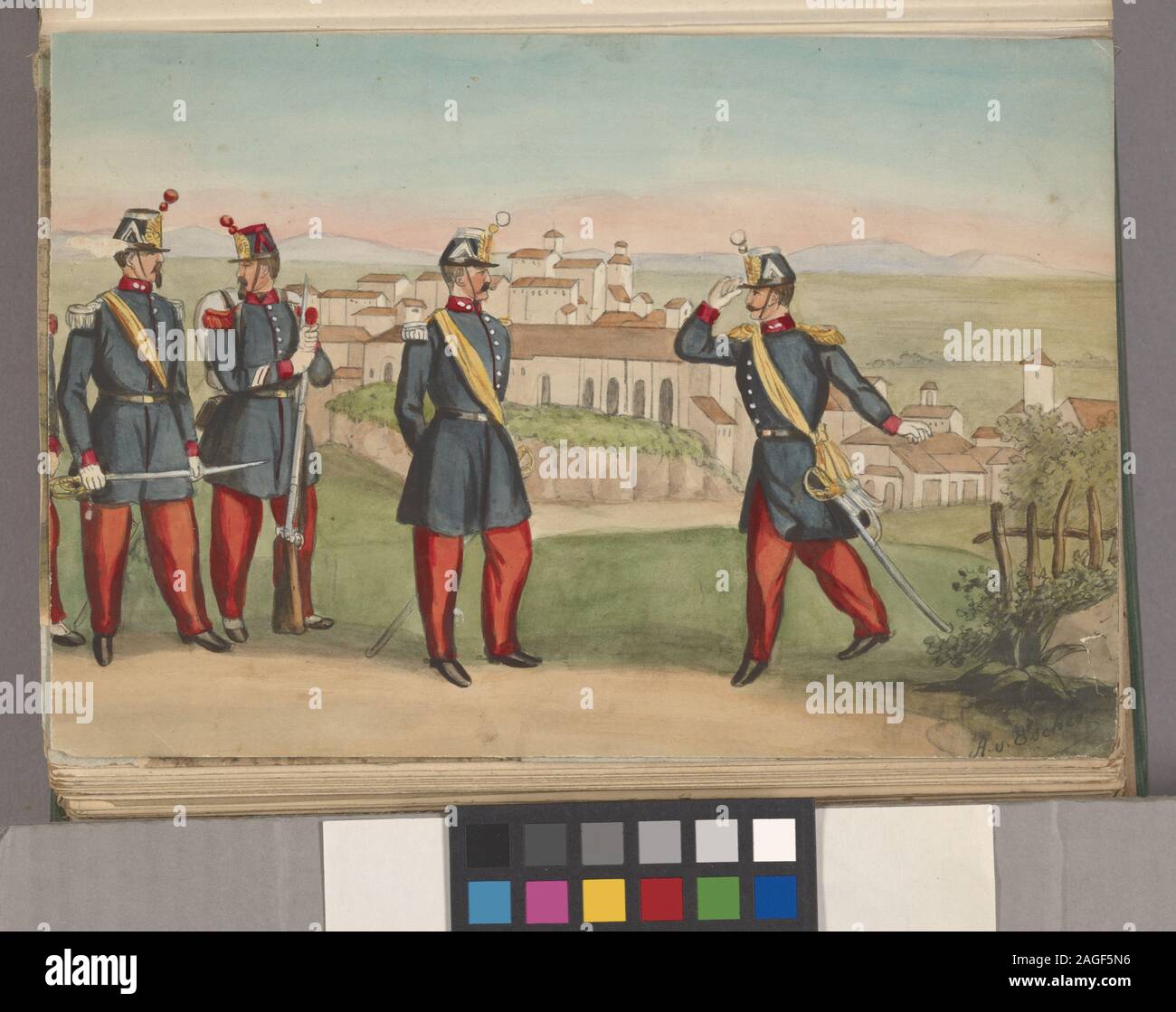 Italy Italian soldier. Papal States, 1860-1868; Italy Italian soldier ...