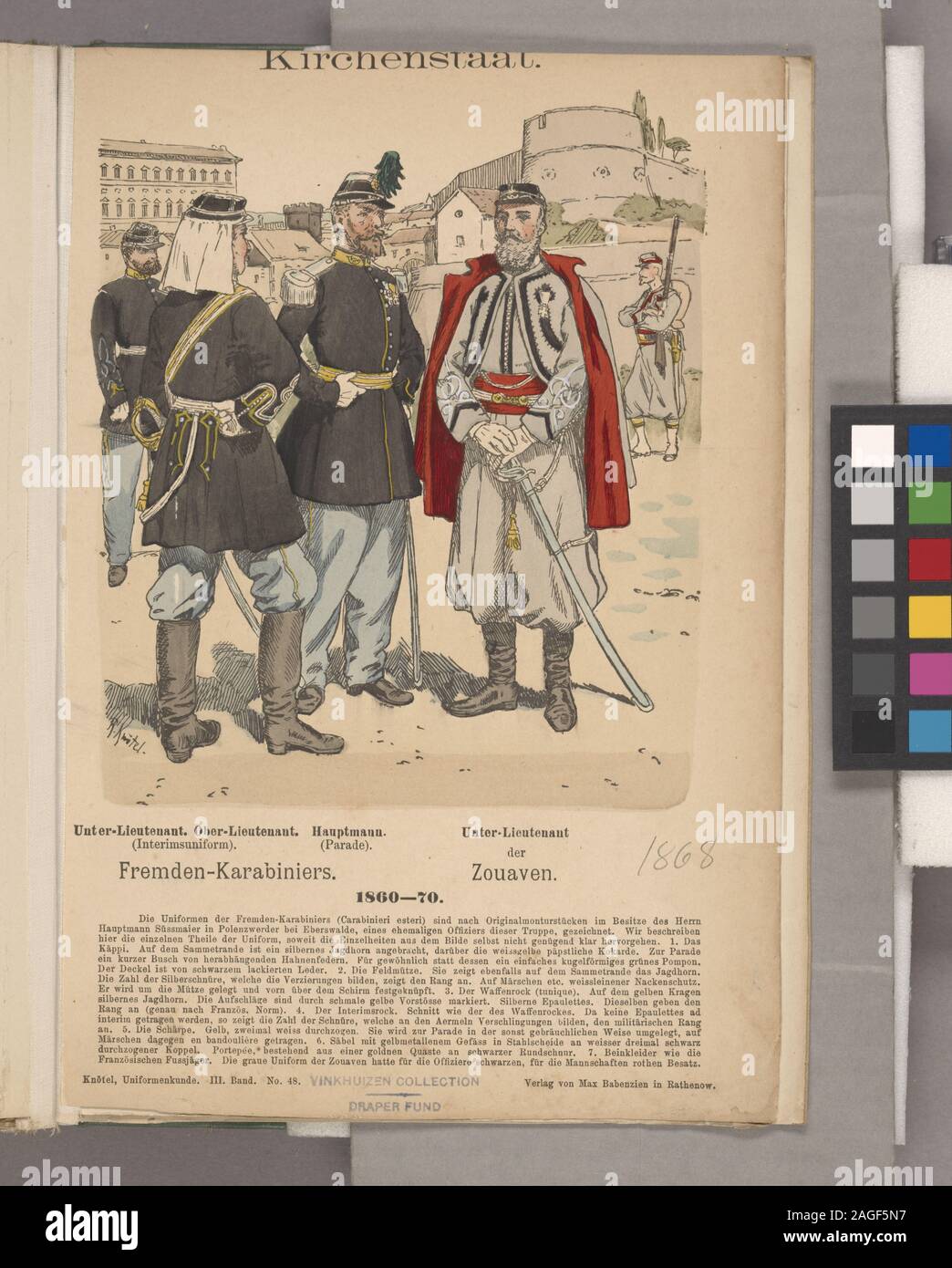 Italy Italian soldier. Papal States, 1860-1868; Italy Italian soldier ...