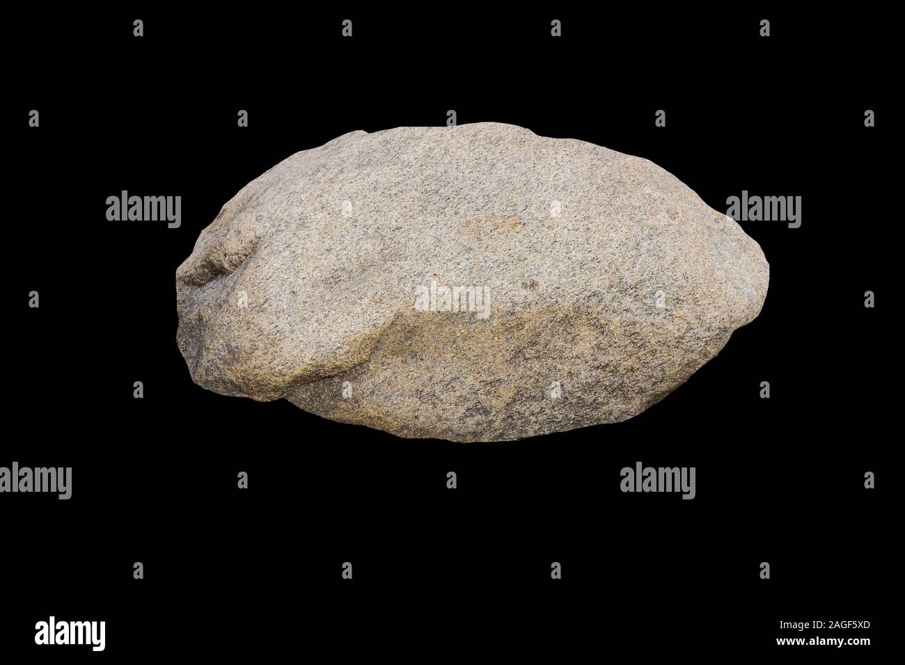 rock isolated on black background Stock Photo - Alamy