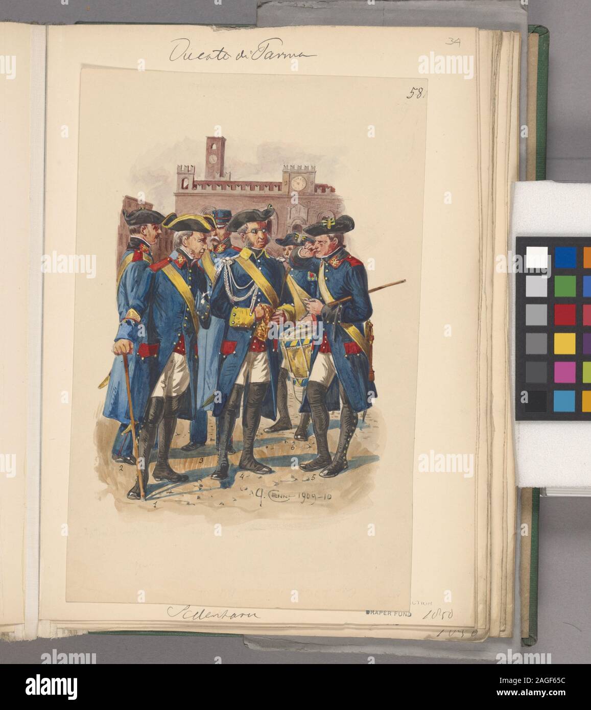 Italy Italian soldier. Parma 1850; Italy Italian soldier. Parma 1850 ...