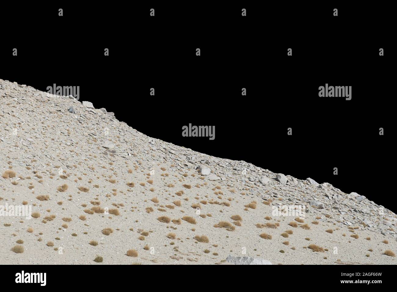 rock isolated on black background Stock Photo - Alamy