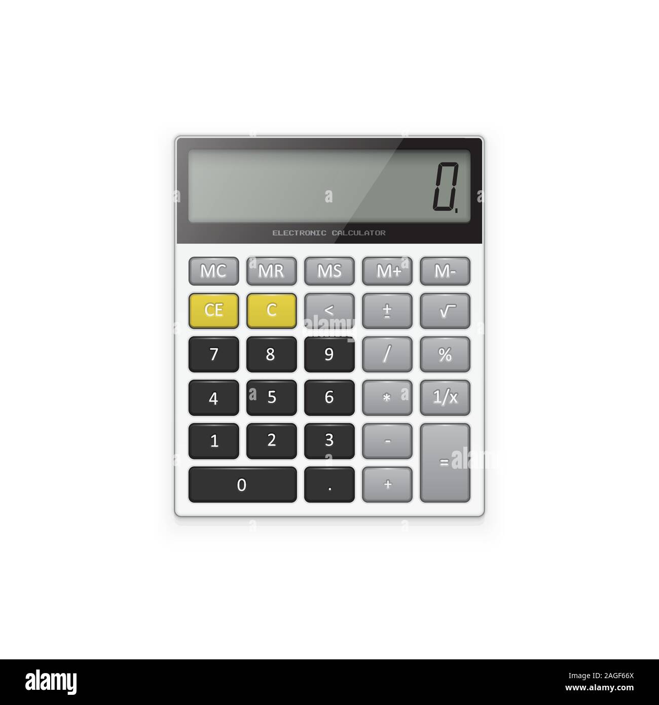 Electronic calculator. Vector illustration Stock Vector Image & Art - Alamy