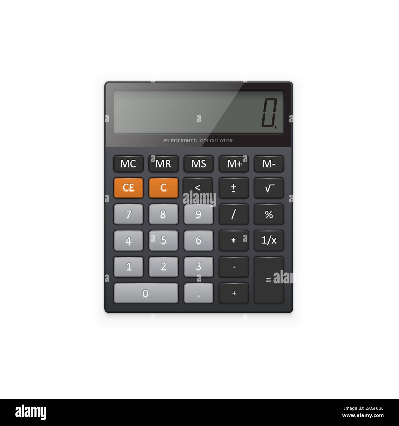 Realistic calculator Cut Out Stock Images & Pictures - Alamy