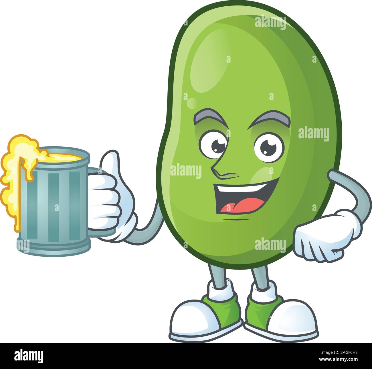 Mung beans plant Stock Vector Images - Alamy