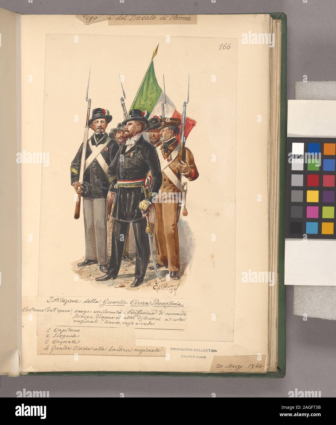 Italy Italian soldier. Parma, 1848.; Italy Italian soldier. Parma, 1848 ...