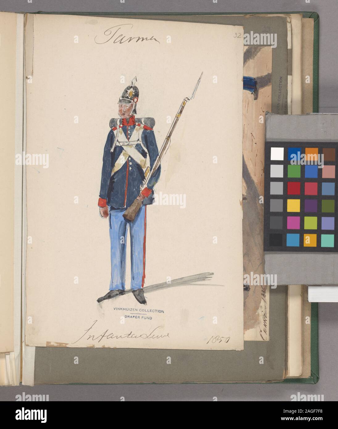 Italy Italian soldier. Parma, 1850-1851.; Italy Italian soldier. Parma ...