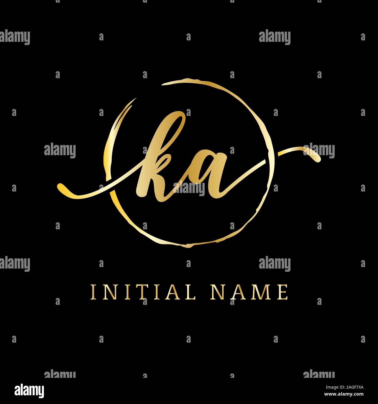 DA initial logo design inspiration, clean and clever vector Stock ...