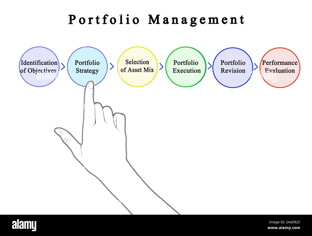 Six Components of Portfolio Management Stock Photo - Alamy