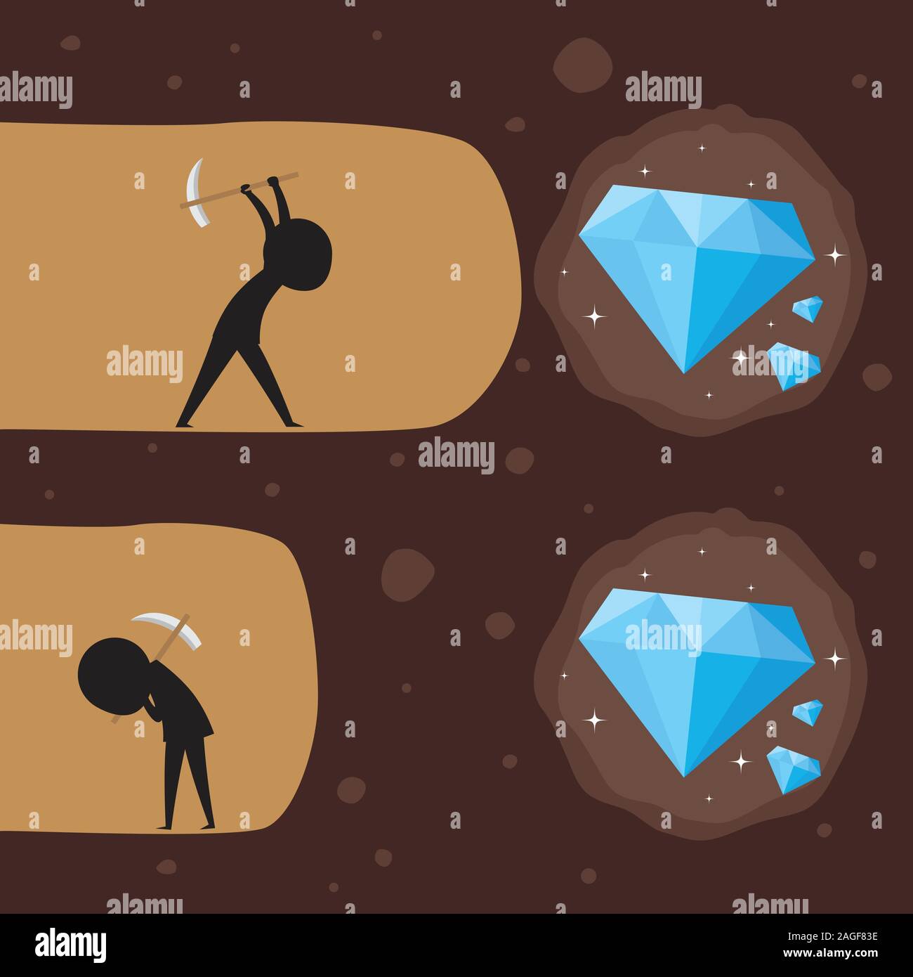 Digging Stock Vector Images - Alamy