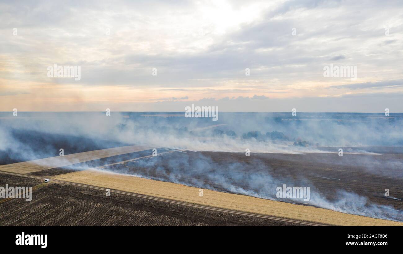 Farmers burn organic waste in the fields, destroying soils and damaging ...
