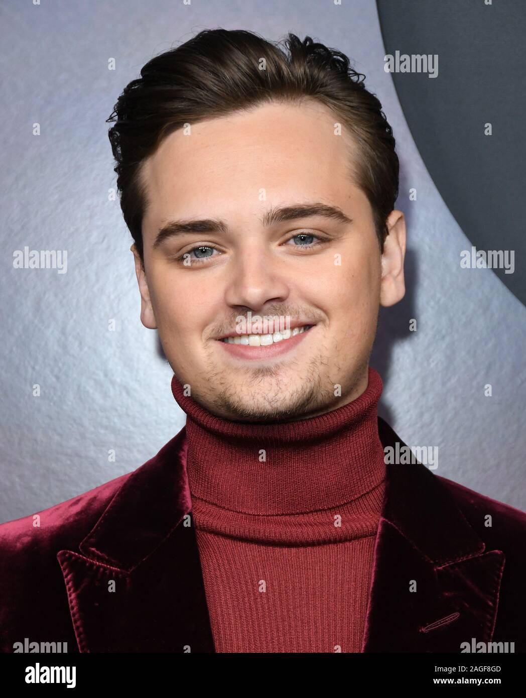 Hollywood, California, USA. 18th Dec, 2019. Dean-Charles Chapman. Universal Pictures' "1917" Los ...